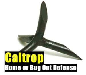 Caltrop Hollow Spikes BEST Defense Ground Perimeter Safety