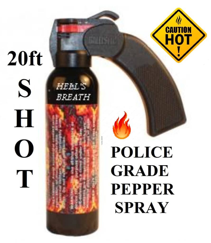 Hell's Breath Long Range Riot & Crowd Control Pepper Spray Gun